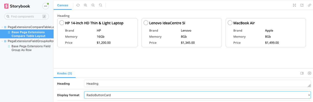How To Implement The Compare And Select Pattern In Constellation Ui
